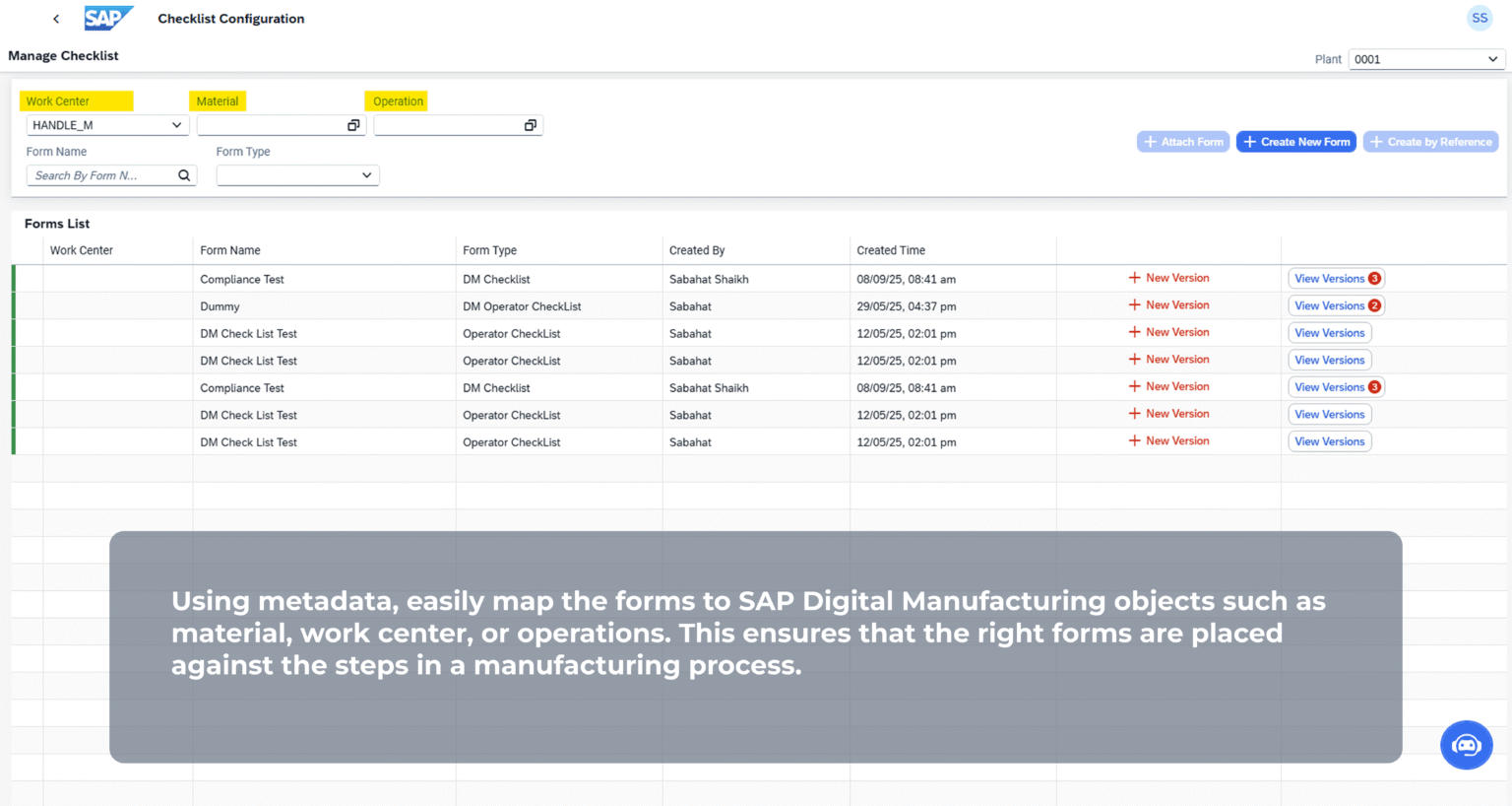 Line Clearance Checklist for SAP Digital Manufacturing - Cherrywork ...